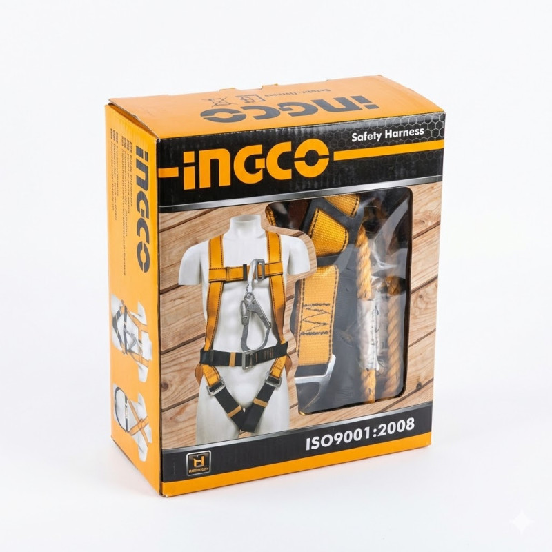 Harnais de sécurité 50mm - Ingco - HSH501502 - Achat / Vente